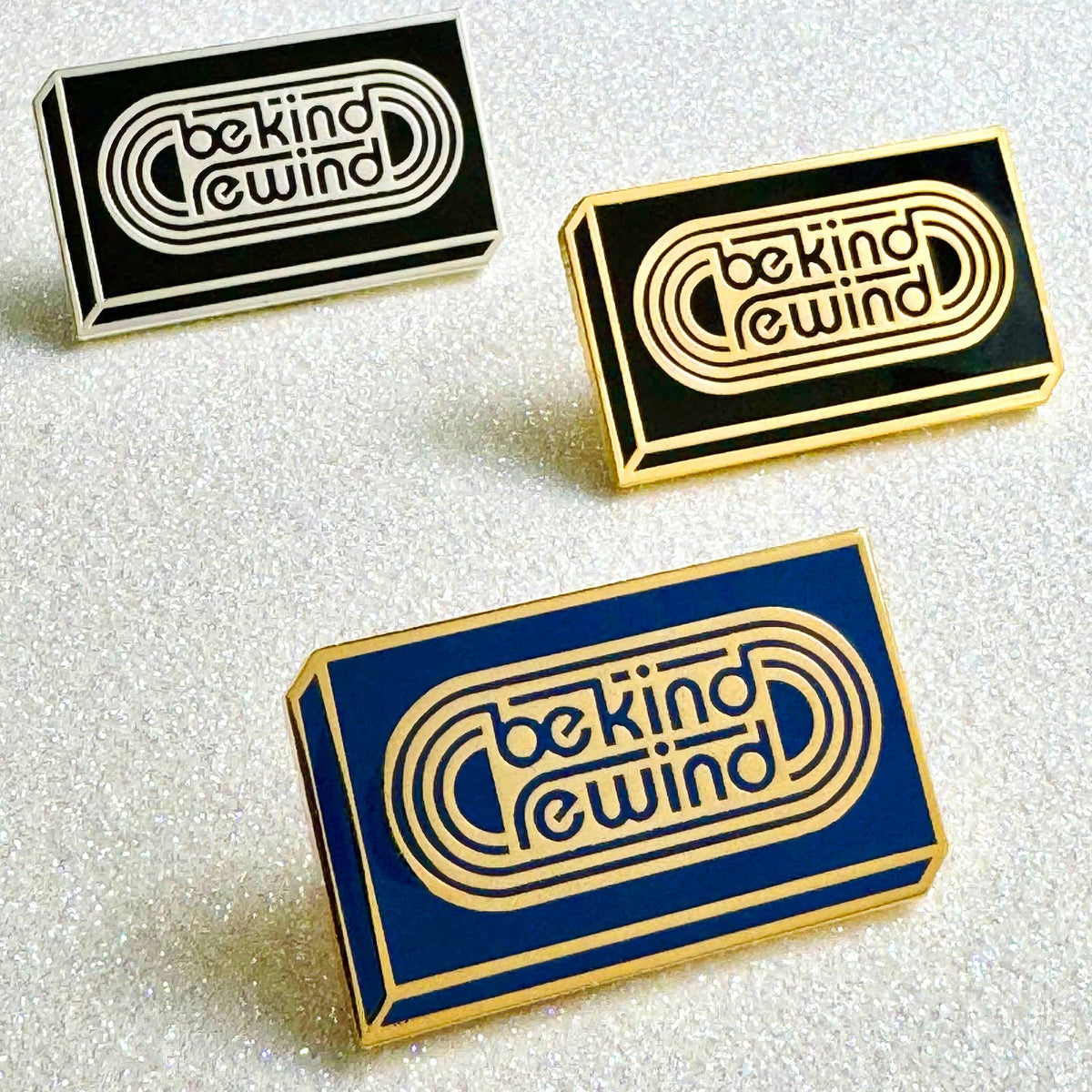 Be Kind Rewind Enamel Pin | Tigertree