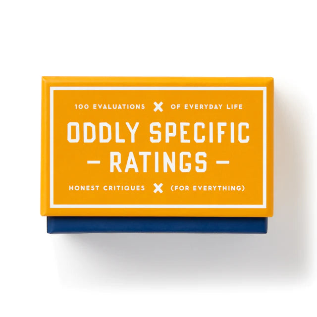 Oddly Specific Ratings Card Deck | Tigertree