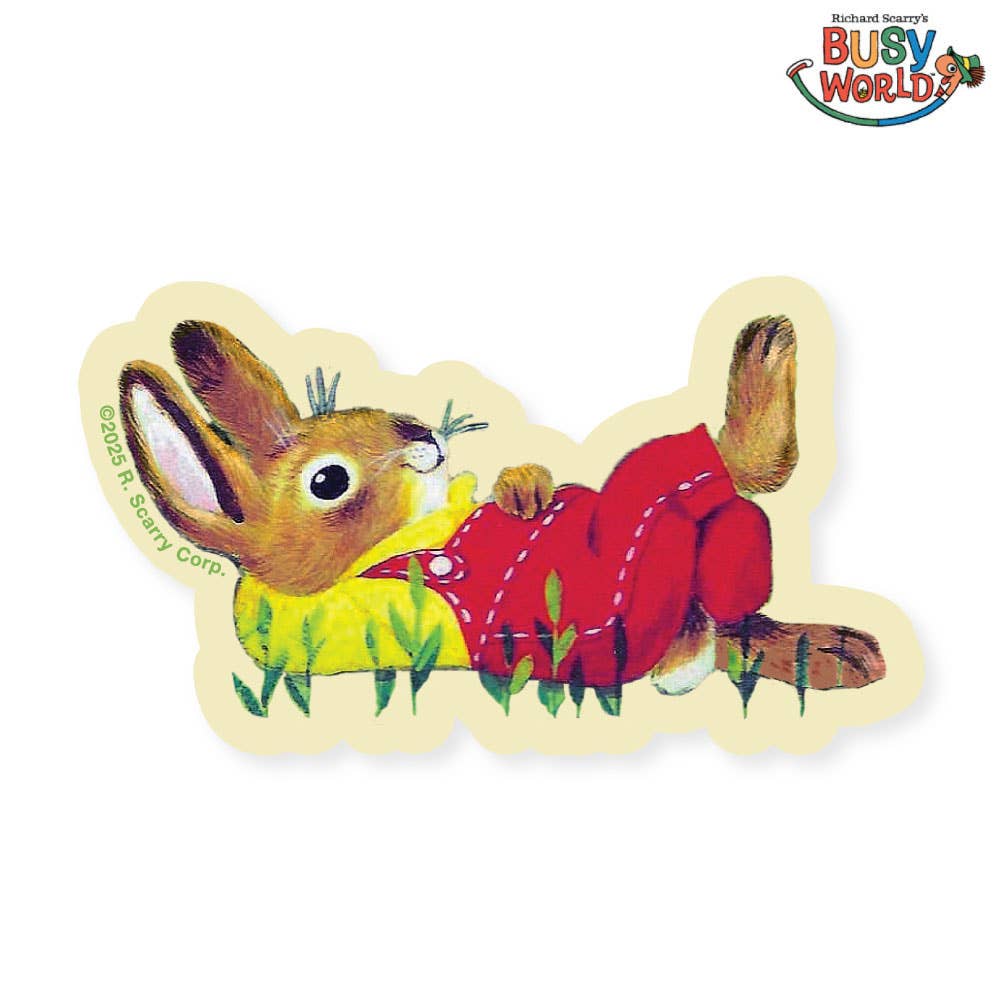 Richard Scarry Nicholas Bunny Daydream Sticker | Tigertree