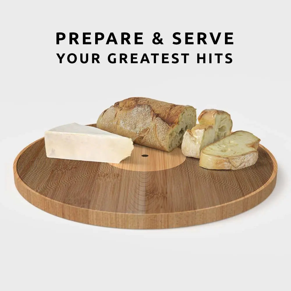 12" Record Bamboo Chopping Board | Tigertree